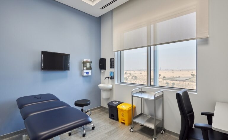 Interior Fit Out of Mediclinic's New Sport Medicine and Rehab Centre