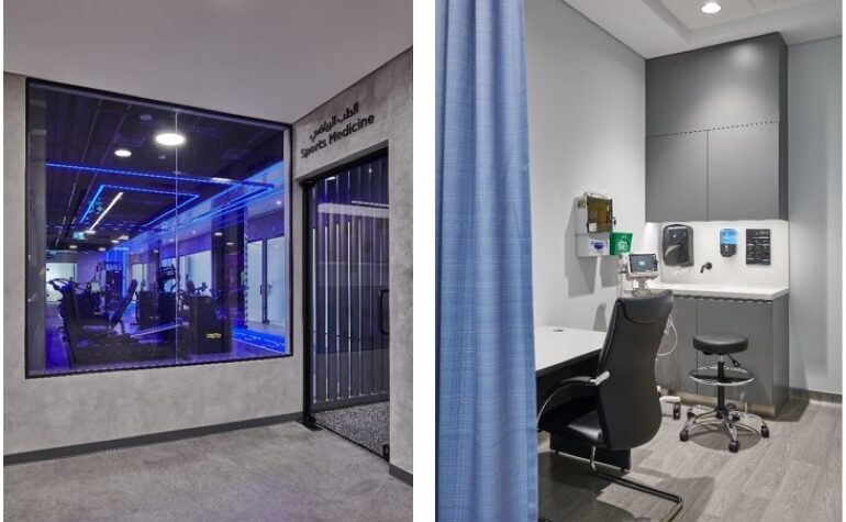 Interior Fit Out of Mediclinic's New Sport Medicine and Rehab Centre