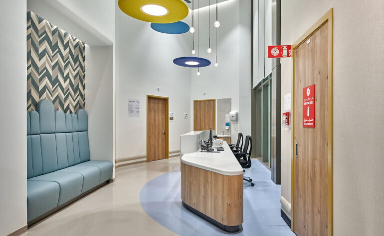 Mediclinic Creek Harbour-Healthcare fit out by Summertown Interiors